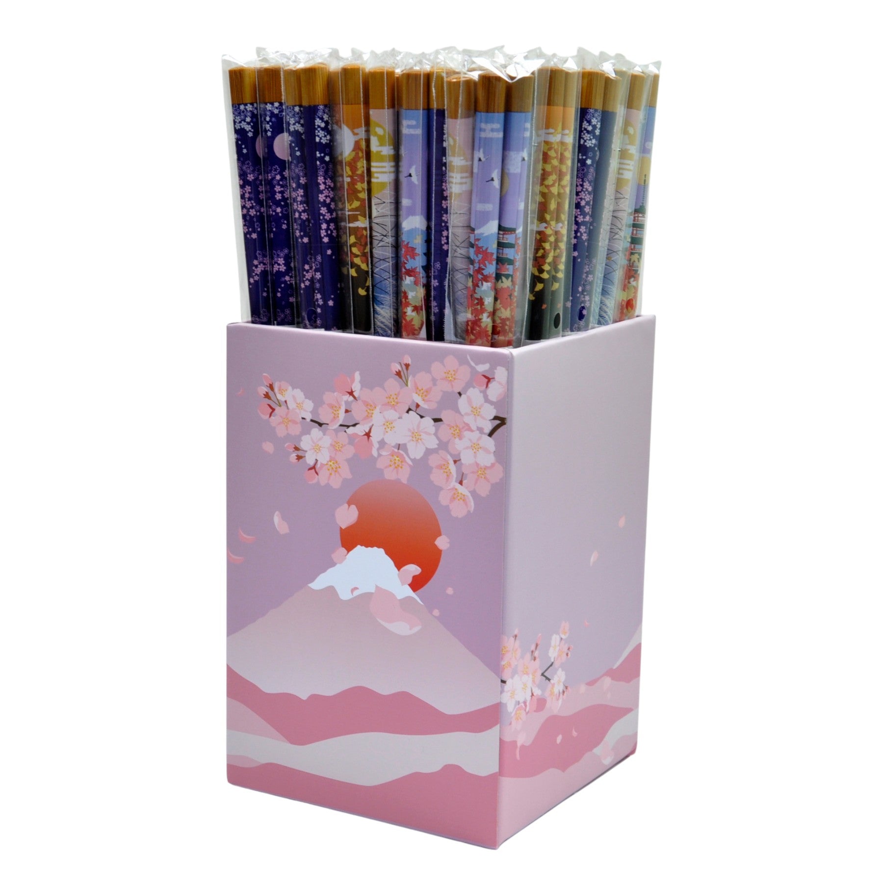 50 Pairs Assorted Chopsticks Set with Color Box (1/8) – UrbanTokyo