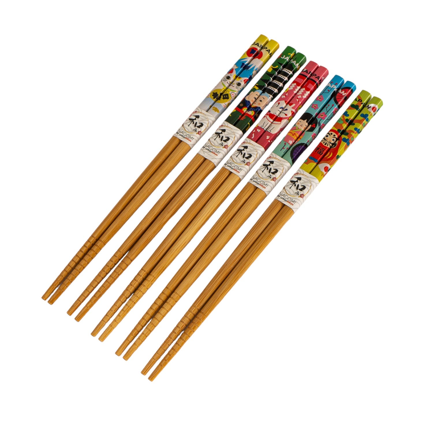 5 Piece Chopsticks Set Characters (10/100) – Urban Tokyo