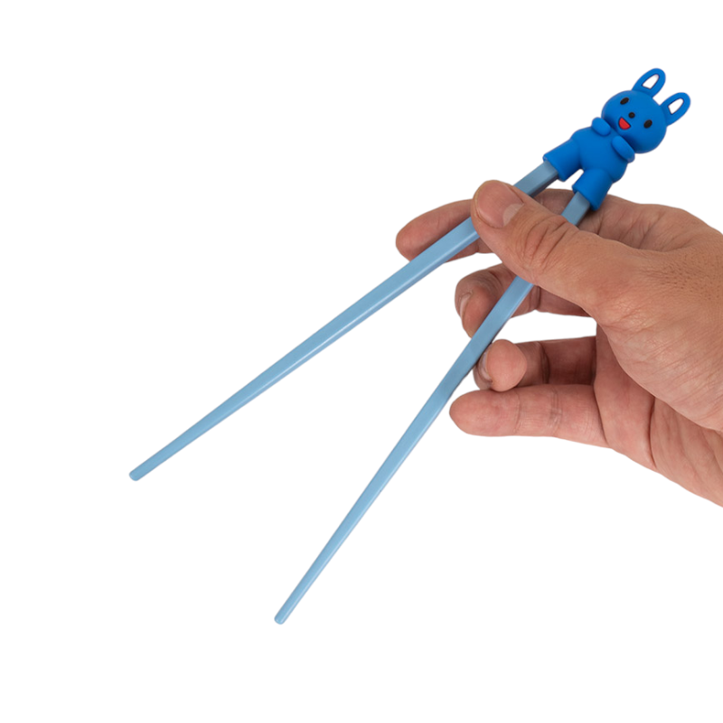 Rabbit Bunny Training Chopsticks Blue Silicone (6/24/480) – Urban Tokyo