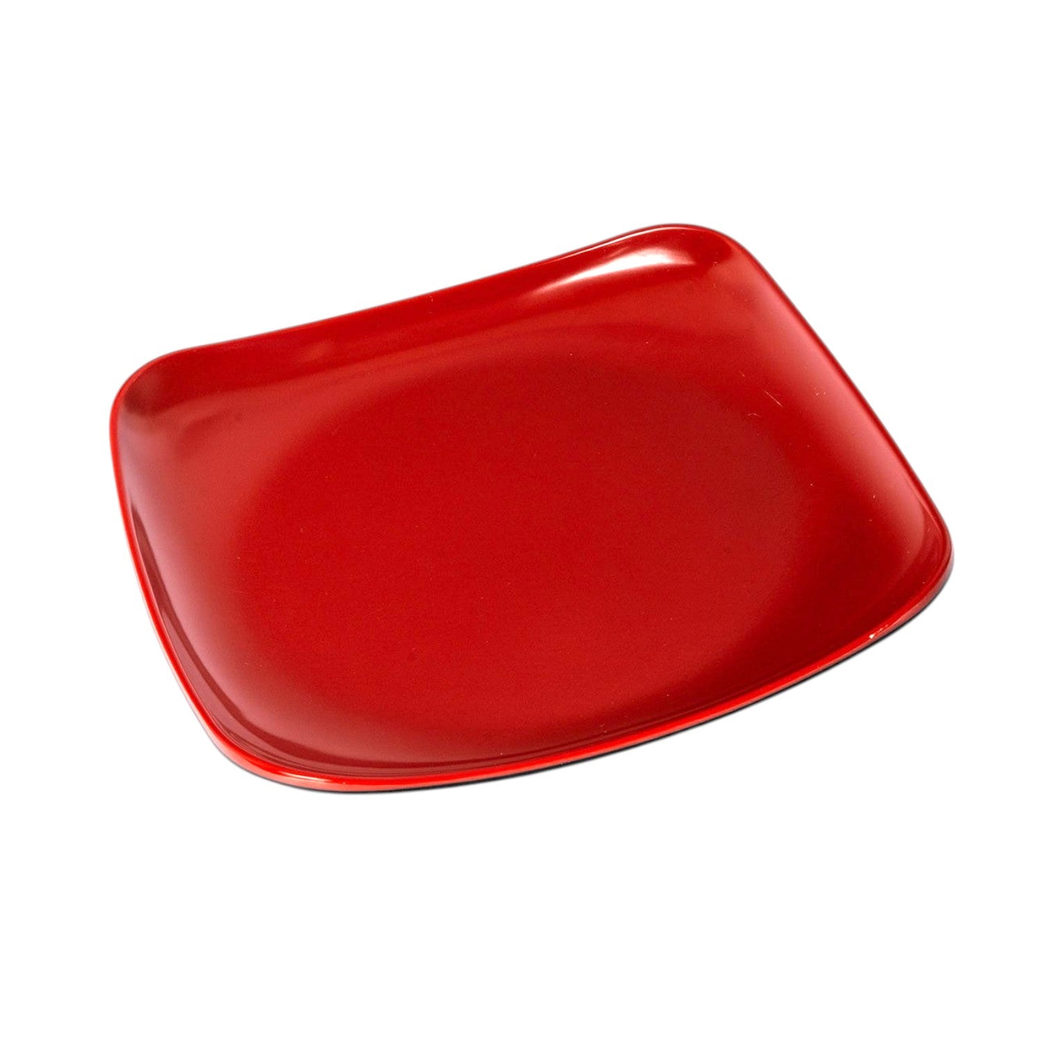 8"L Square Plate Red Black Melamine Series (15/60) – UrbanTokyo
