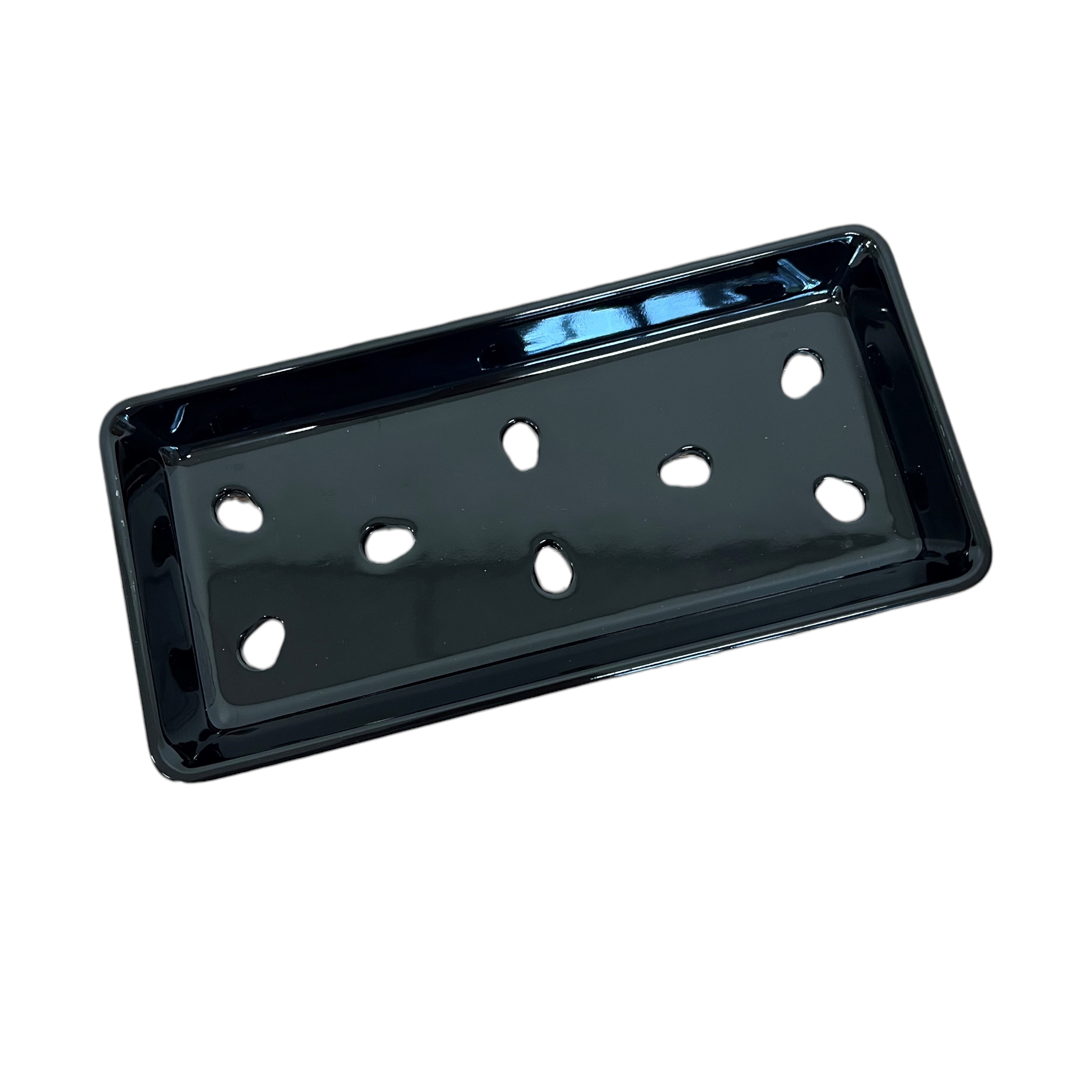 8" x 4" Black Melamine Sushi Neta Zara Plates (12/72) – UrbanTokyo