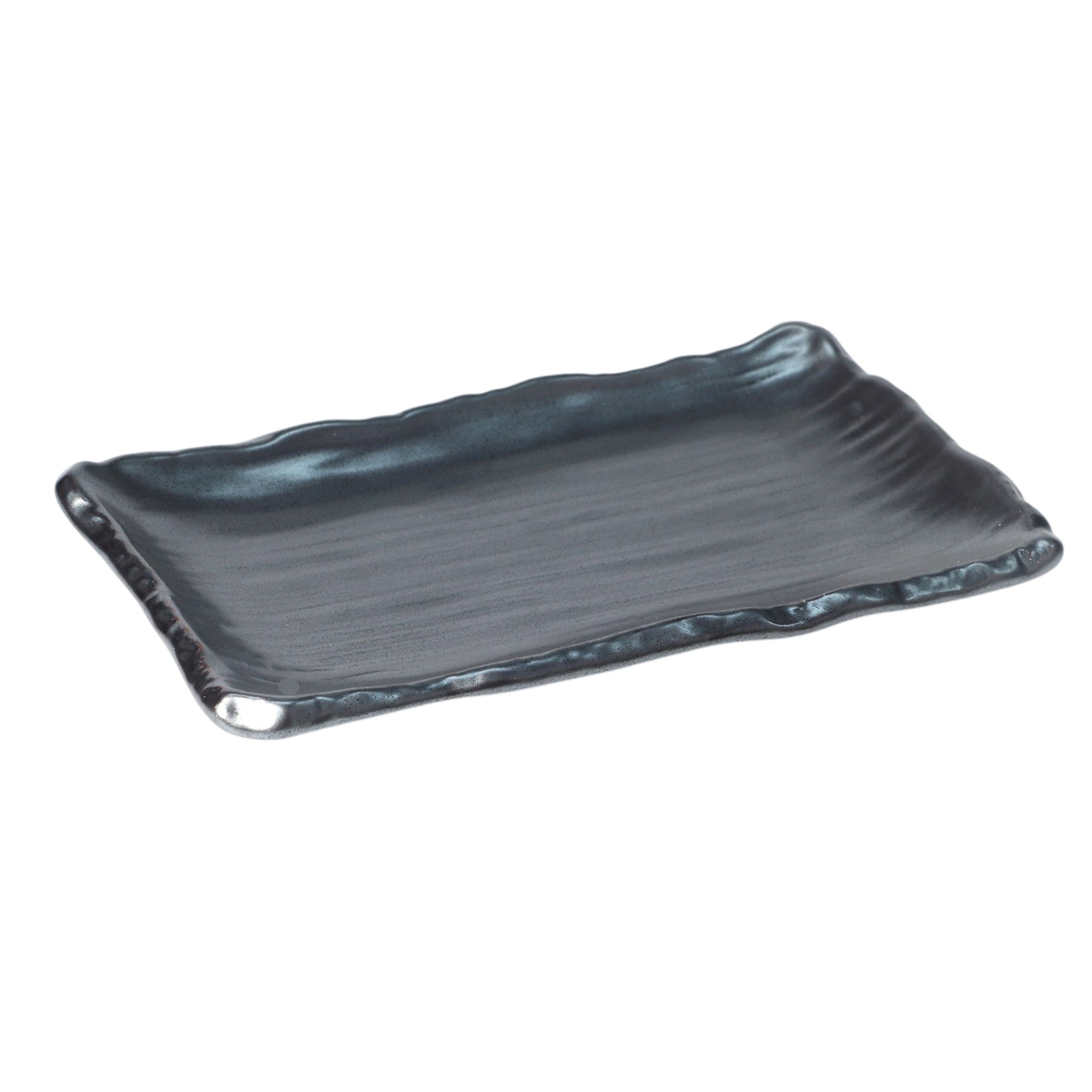 Tetsu Kesho Series 8.75"L x 5"W Rectangular Shaped Porcelain Plate (5 ...
